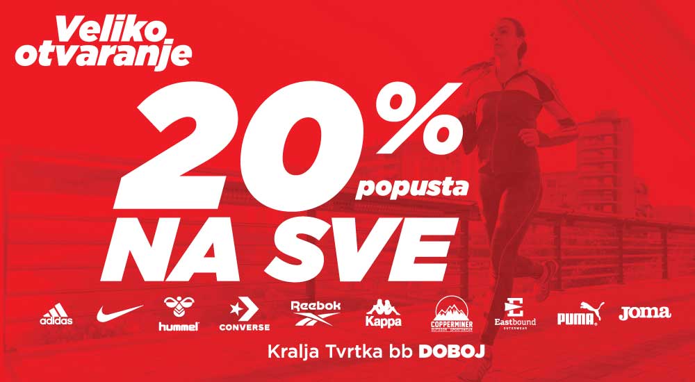 Otvaranje i akcija ĐAK sportske opreme u Doboju - GraniceDoboja.info